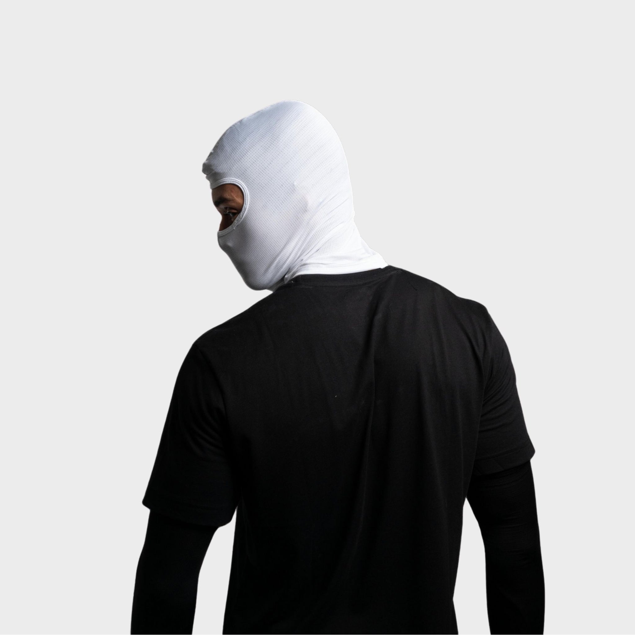 Basics Balaclava - Bianco | Full Face Motorcycle Balaclava by Tiivra - Face Mask Collection