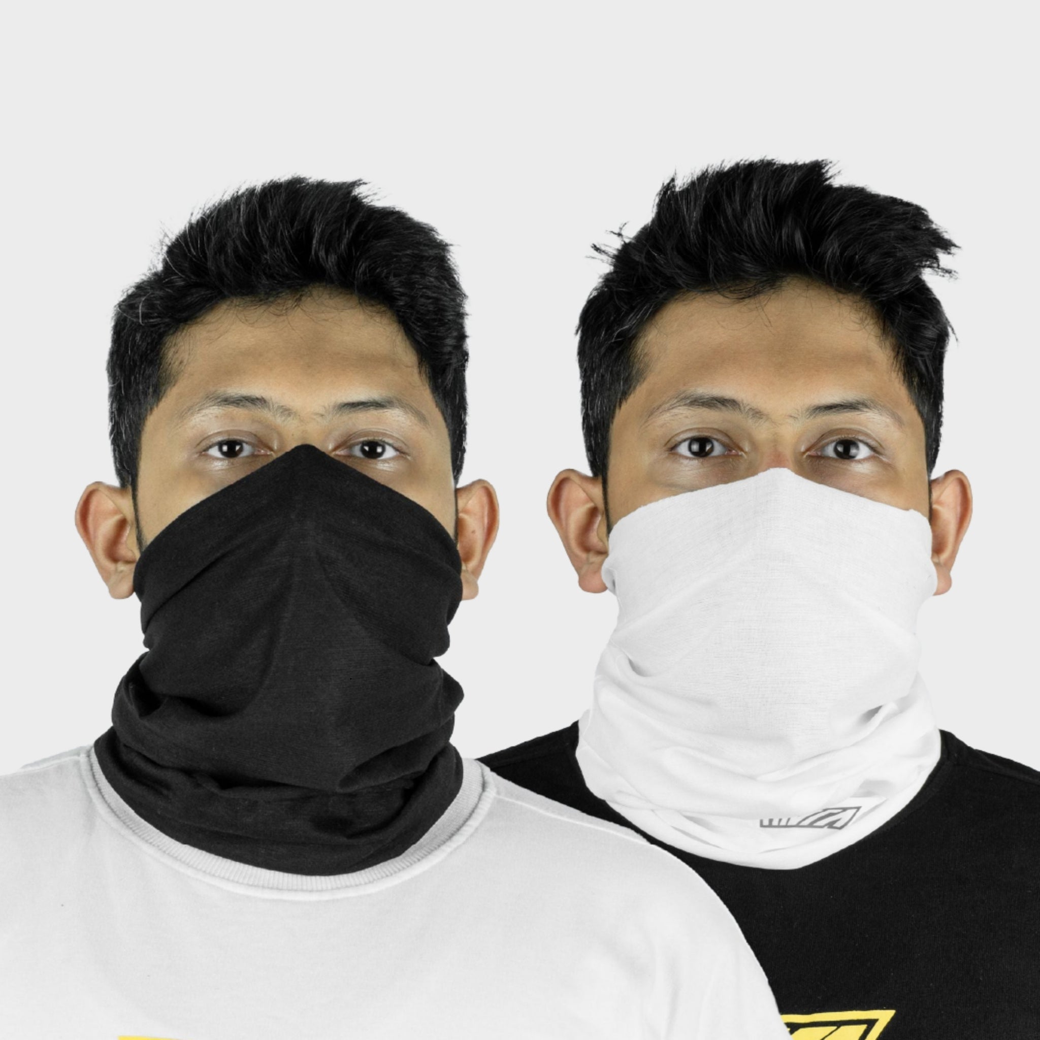 Gaiter Bianco & Gaiter Nero Combo - Pack of 4 Buff Bandanas