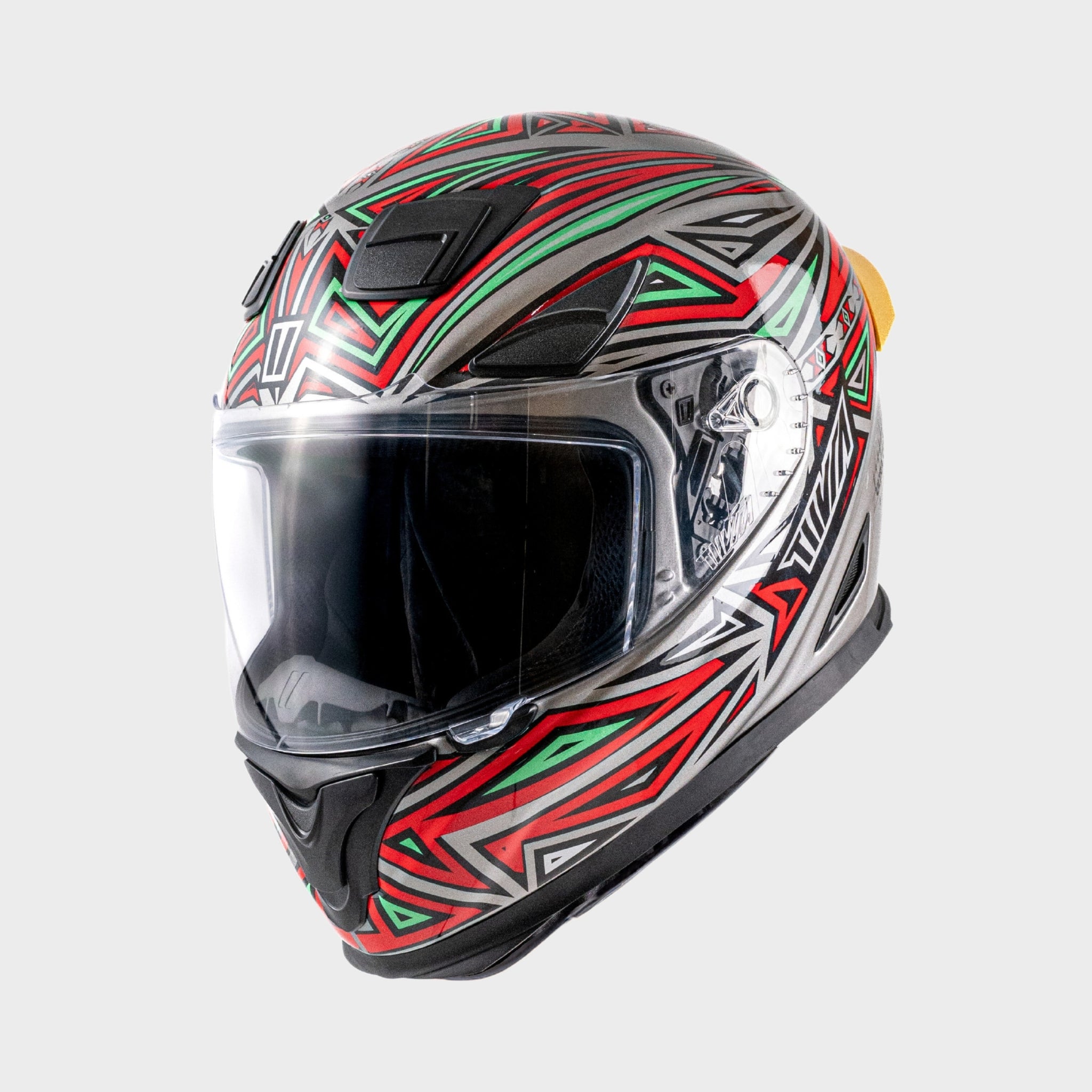 RazzTazz - Smoke Grey Helmet | Composite Fiber Helmet in India @1350g by Tiivra