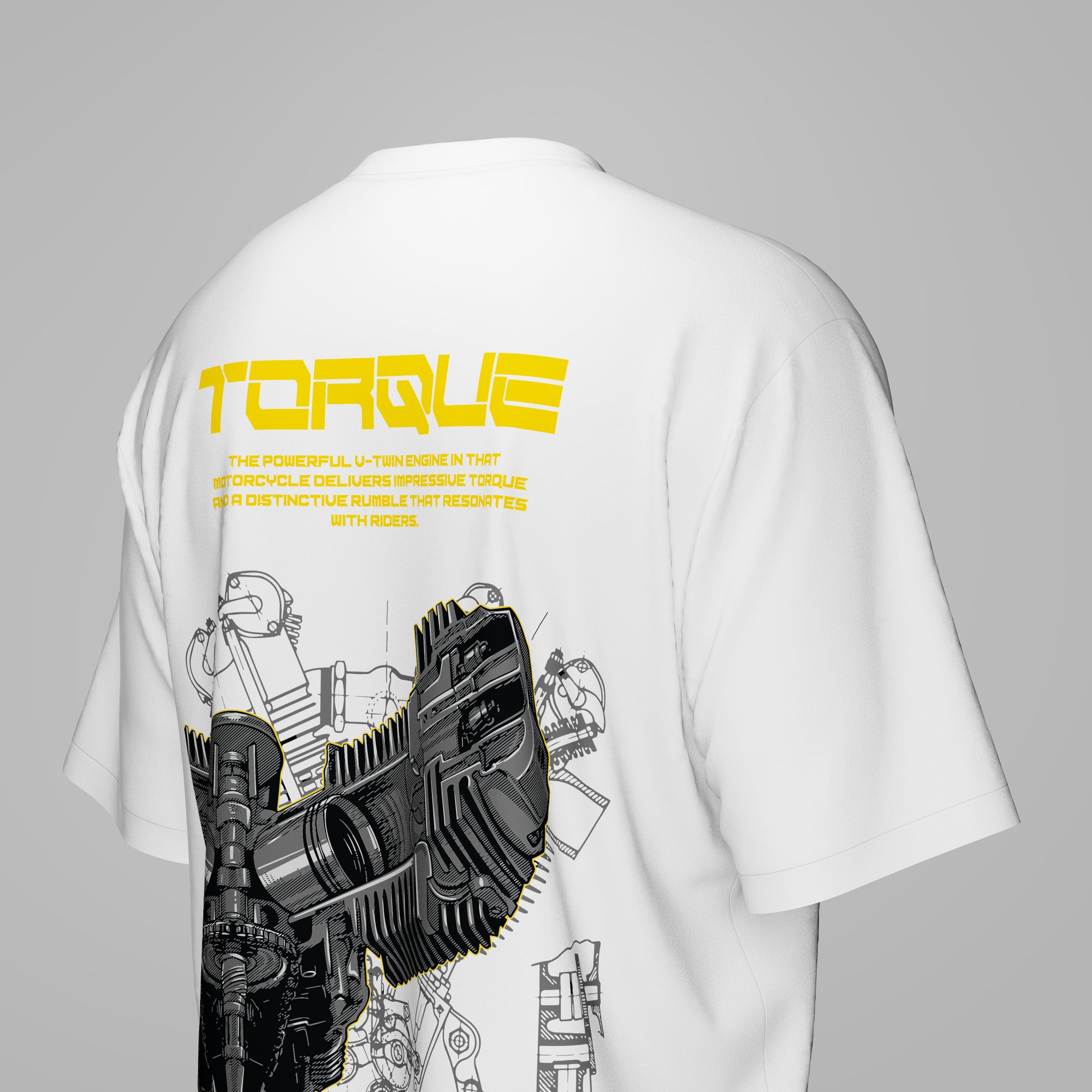 Torque - Oversized Tshirt - White
